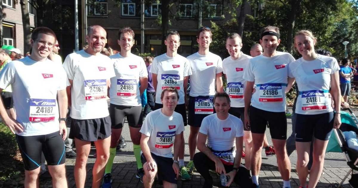 CWI wins Amsterdam Marathon business run